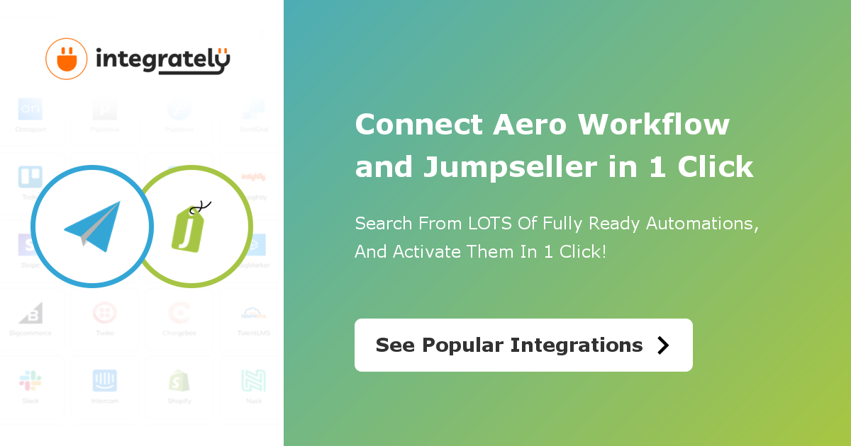 How to integrate Aero Workflow & Jumpseller | 1 click ️ integration