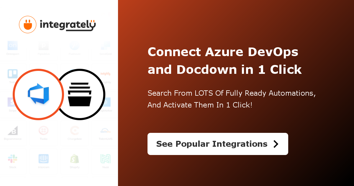Azure DevOps Docdown Integration: Connect in 1-click ️