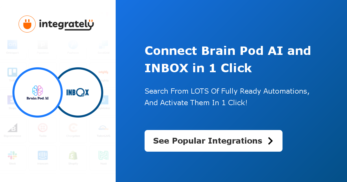Brain Pod AI INBOX Integration: Connect in 1-click ️