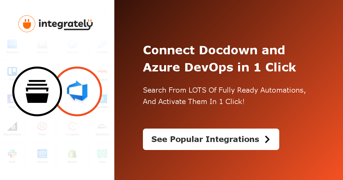 How to integrate Docdown & Azure DevOps | 1 click ️ integration