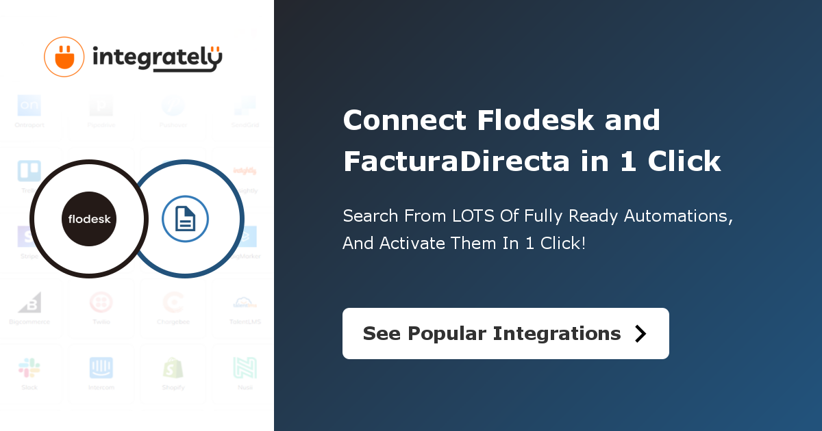 How To Integrate Flodesk And Facturadirecta 1 Click ️ Integration