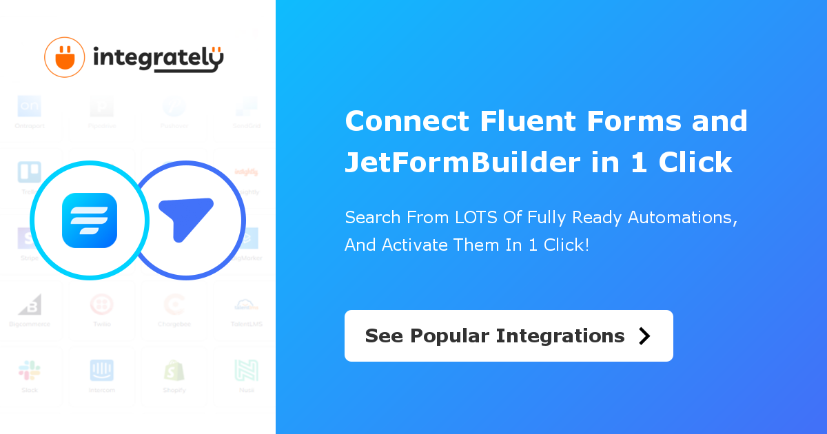 Fluent Forms Jetformbuilder Integration Connect In 1 Click ️