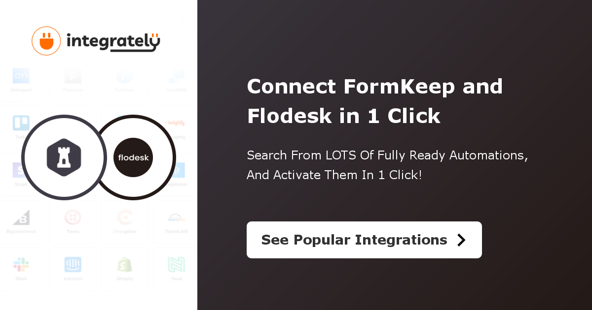 How to integrate FormKeep & Flodesk | 1 click ️ integration