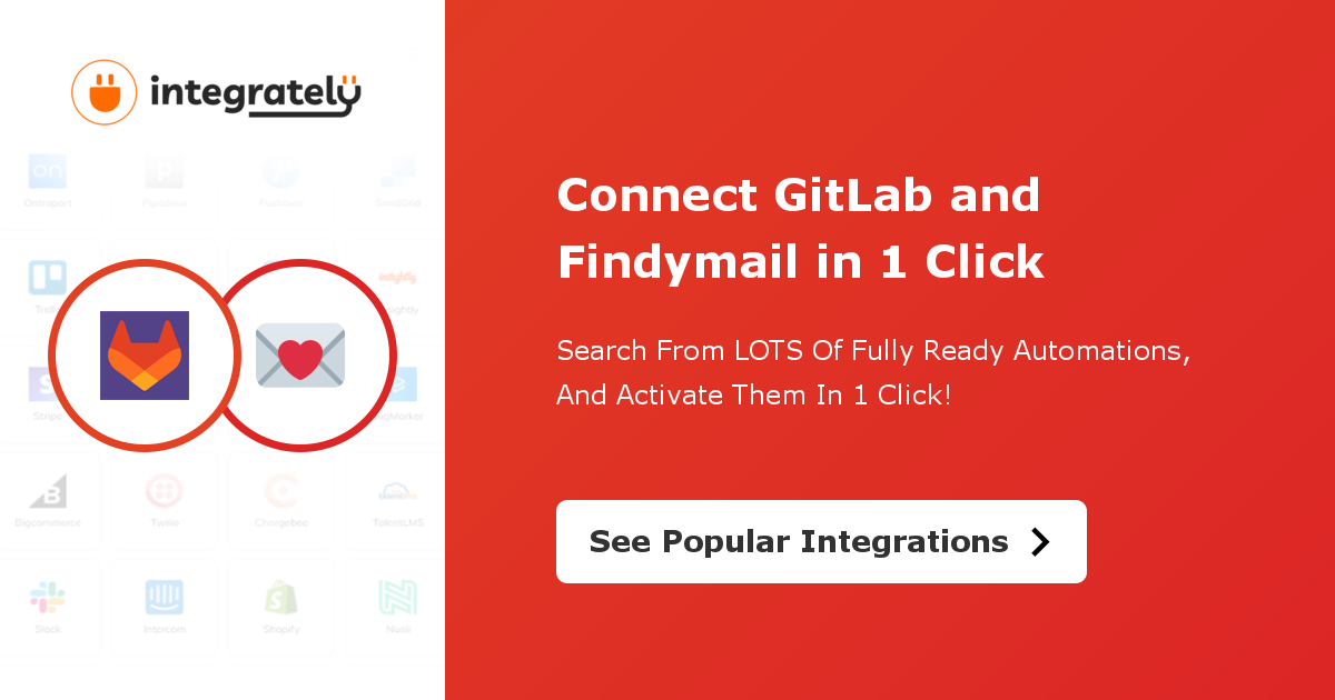How to integrate GitLab & Findymail | 1 click ️ integration