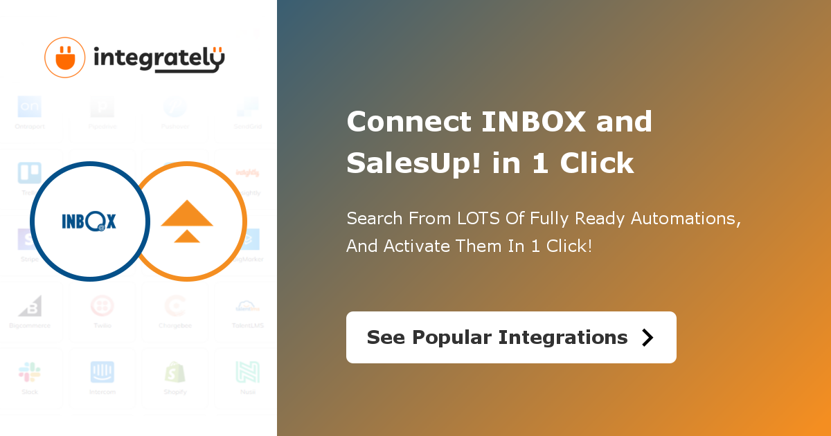 How to integrate INBOX & SalesUp! | 1 click ️ integration