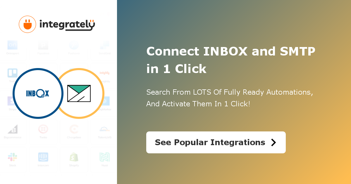 INBOX SMTP Integration: 1 Integrations ️
