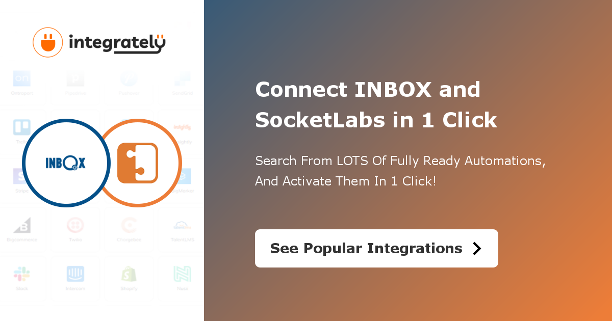 How to integrate INBOX & SocketLabs | 1 click ️ integration