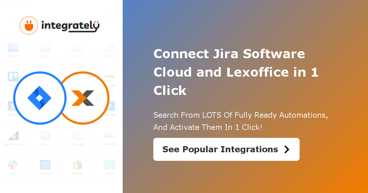 Jira Software Cloud Lexoffice Integration: Connect in 1-click ️