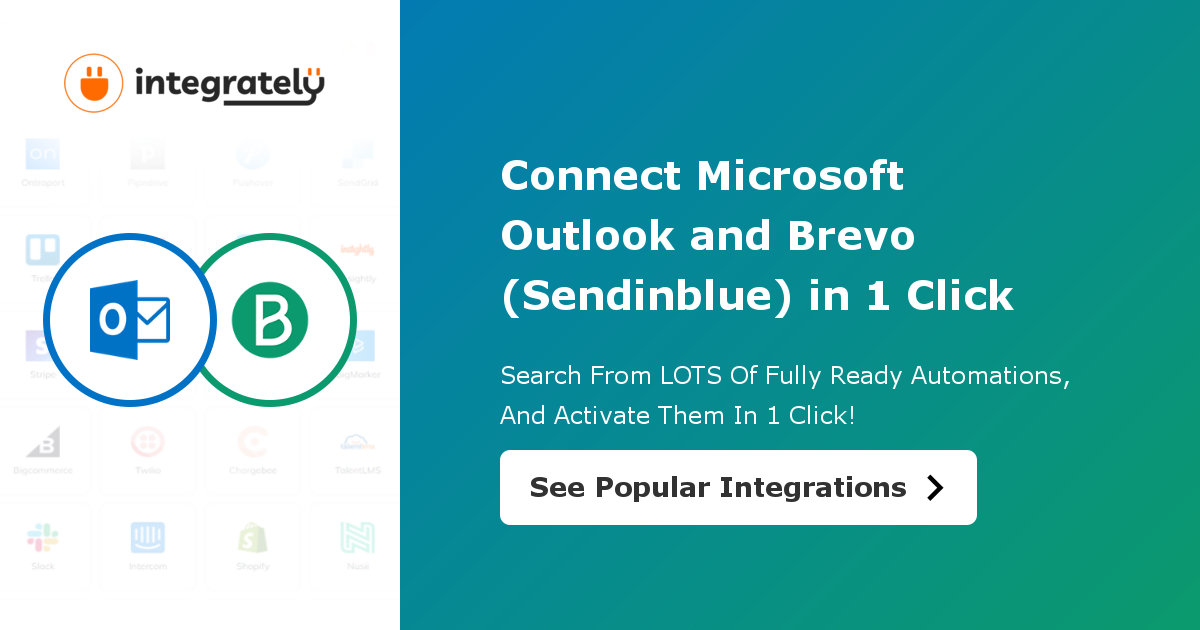 Microsoft Outlook Brevo (Sendinblue) Integration: 7 Integrations ️
