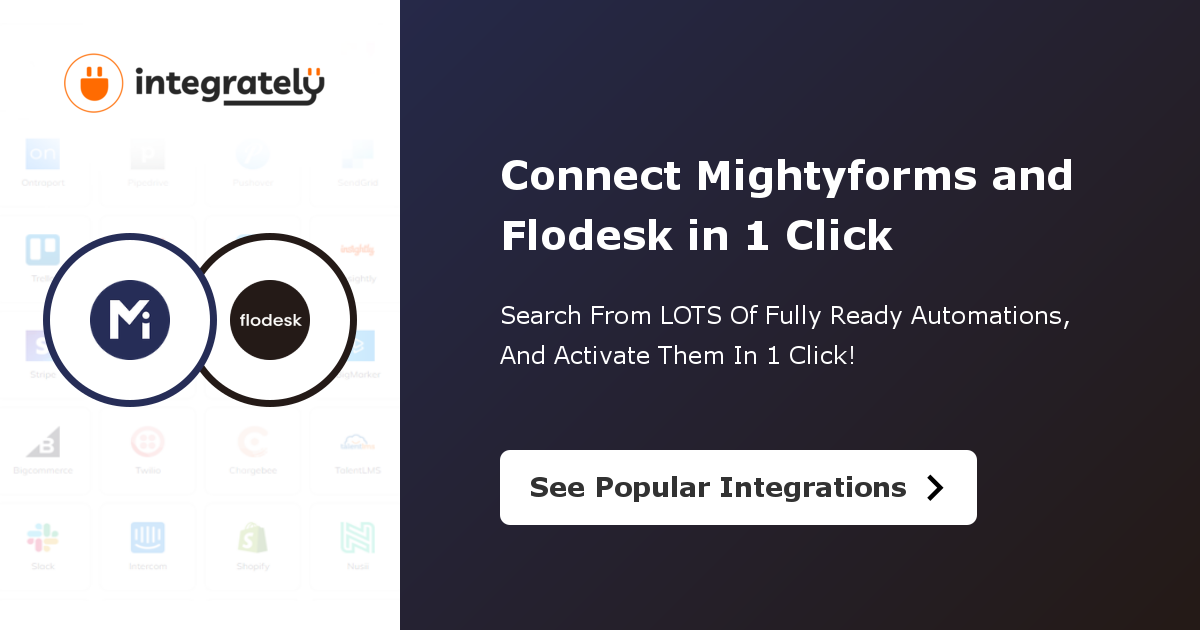 How to integrate Mightyforms & Flodesk | 1 click ️ integration