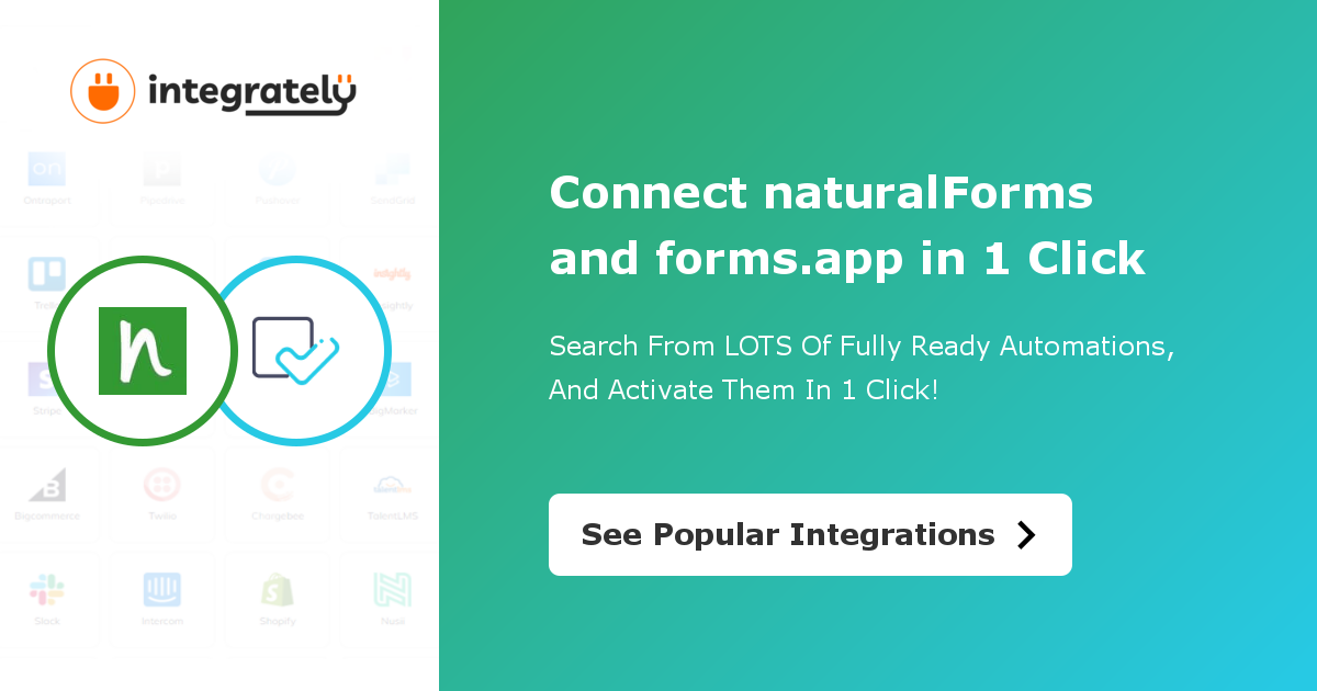 How to integrate naturalForms & forms.app | 1 click ️ integration