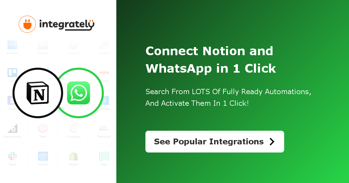 Notion WhatsApp Integration: 7 Integrations ️