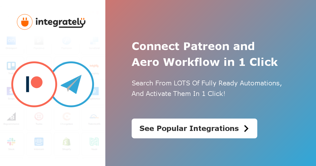 How to integrate Patreon & Aero Workflow | 1 click ️ integration