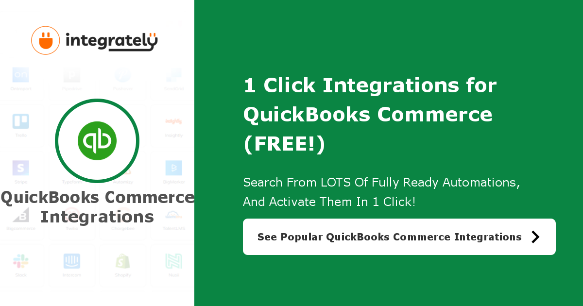 QuickBooks Commerce Integrations: 5K+ Ready Integrations ️