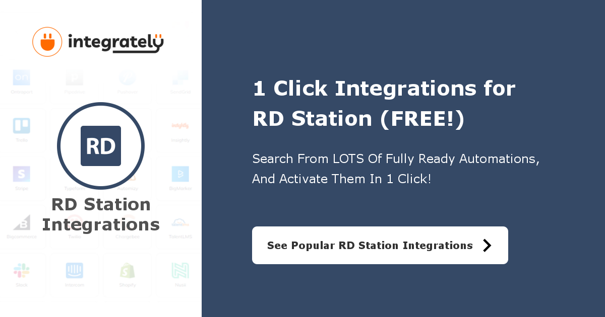 RD Station Integrations: 28K+ Ready Integrations ️