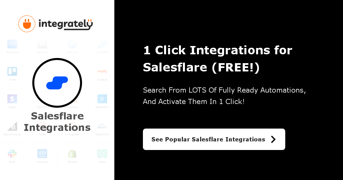 Salesflare Integrations: 87,801 1-Click Integrations ️