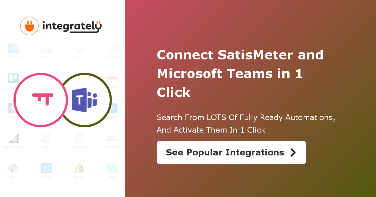 How to integrate SatisMeter & Microsoft Teams | 1 click ️ integration
