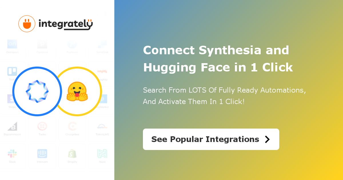 How to integrate Synthesia & Hugging Face | 1 click ️ integration