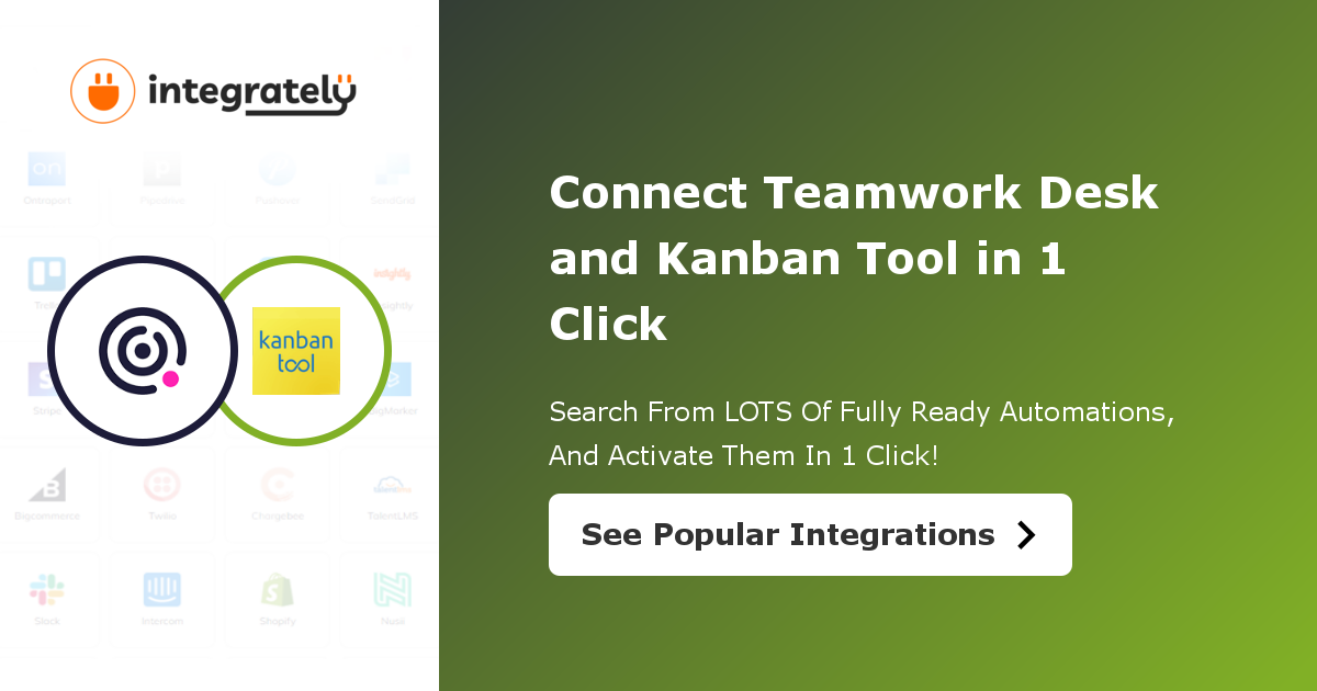 How to integrate Teamwork Desk & Kanban Tool | 1 click ️ integration