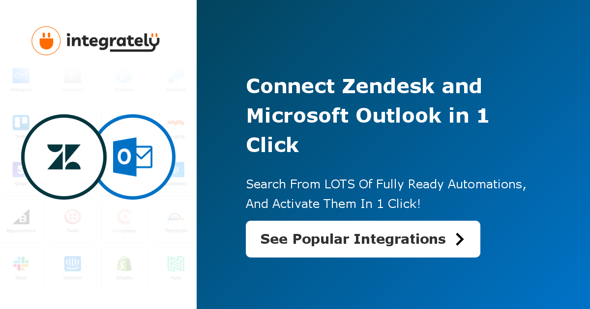 How to integrate Zendesk & Microsoft Outlook | 1 click ️ integration